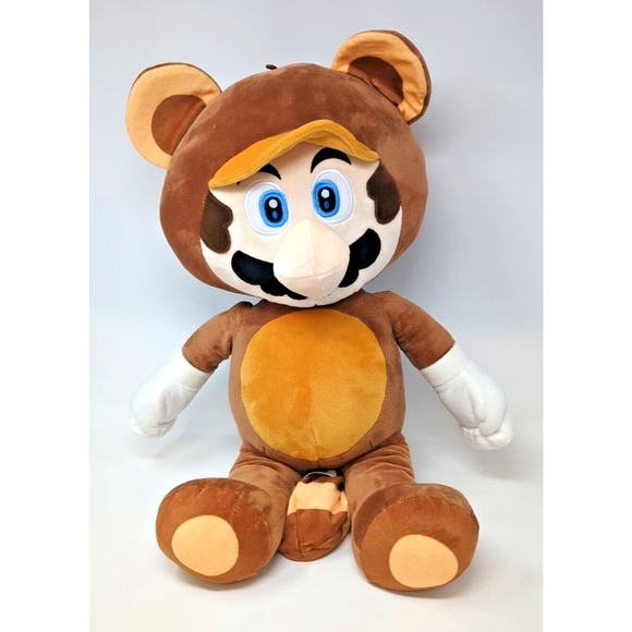 Good Stuff | Toys | Super Mario Bros 24 Tanooki Suit Mario Plush Toy ...